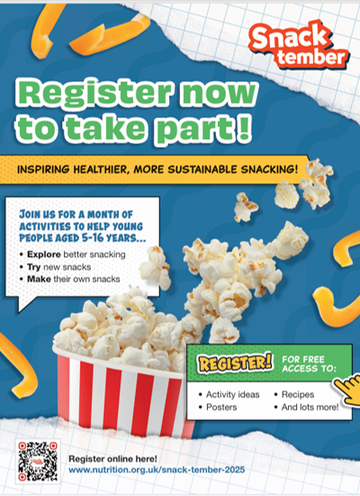 British Nutrition Foundation – Snack-tember! – MLT Nutrition
